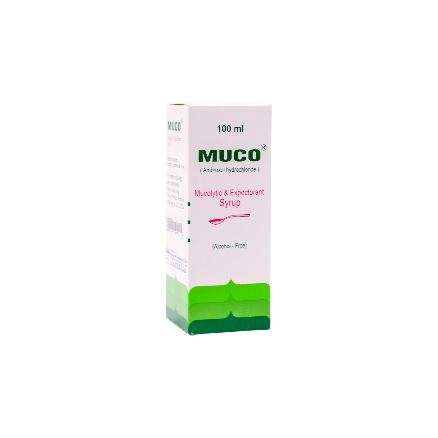 Muco Mucolytic & Expectorant Syrup with Ambroxol Hydrochloride - alcoh ...